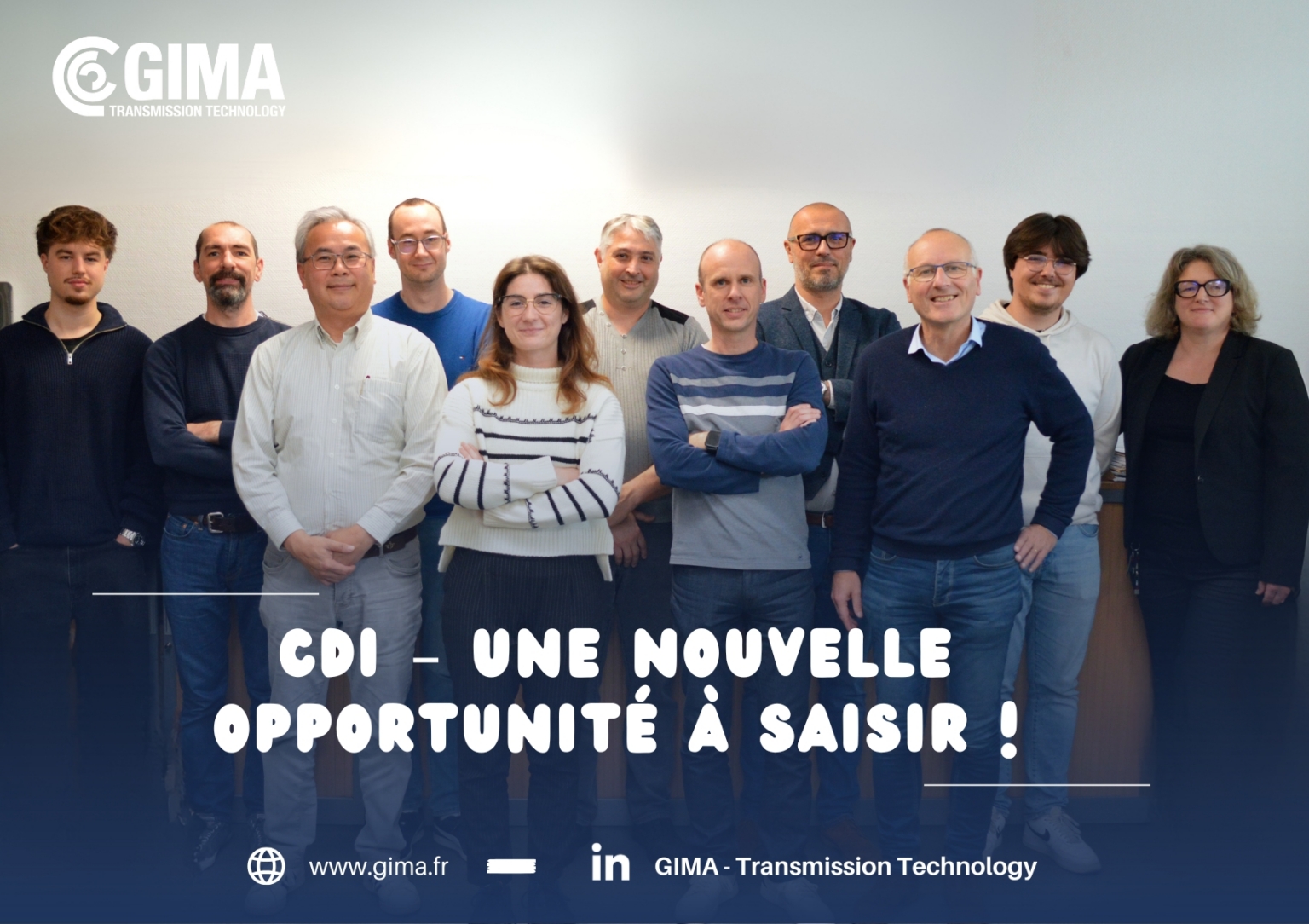 Poste à pourvoir en tant que chargé(e) de projets et support IT - GIMA